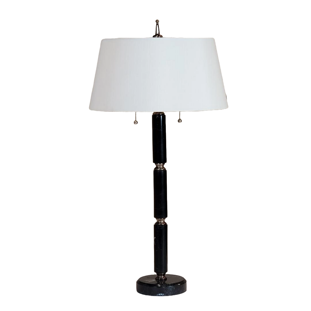 Marble Base Column Lamp – Kennedy Galleries