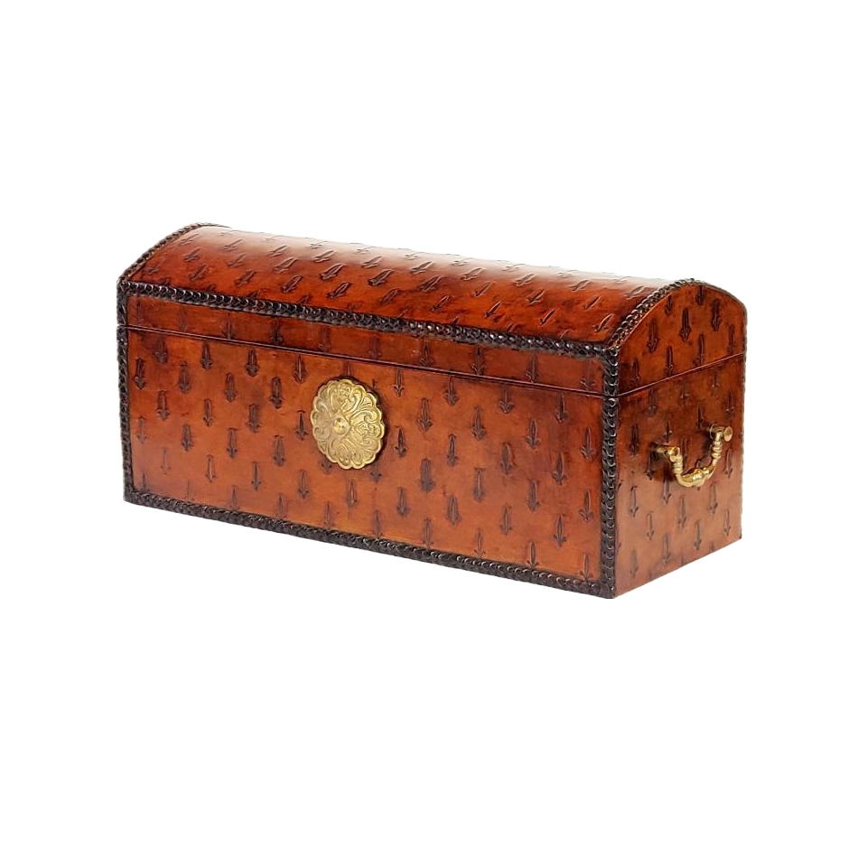 Leather Wrapped Box with Domed Lid – Kennedy Galleries