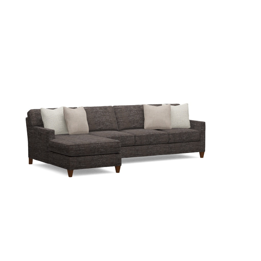 Customizable Cornerstone Sectional Sofa (LAF Chaise / RAF Sofa) 40"D ...