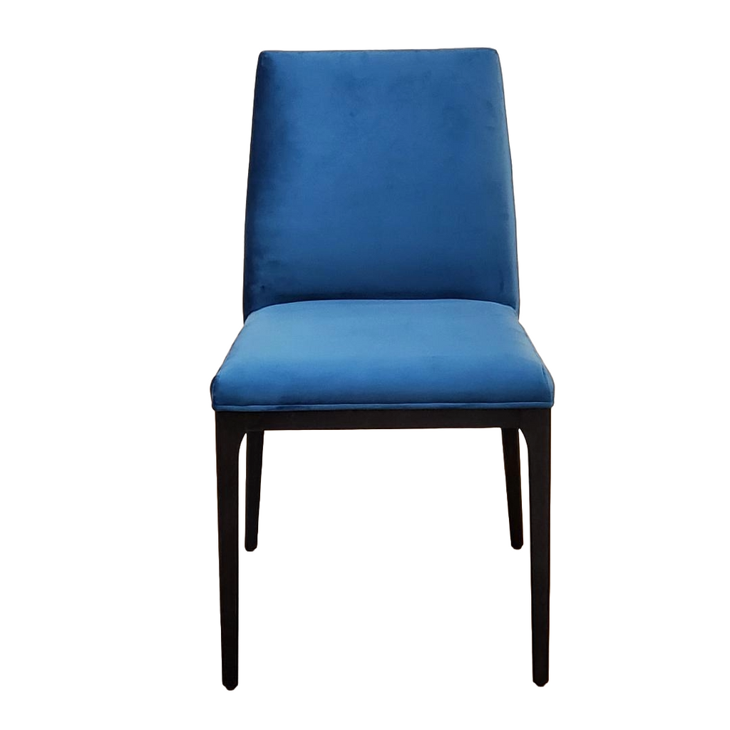Blue Dining Chair In Wipe Stained Ash Finish: Set of 2 – Kennedy Galleries