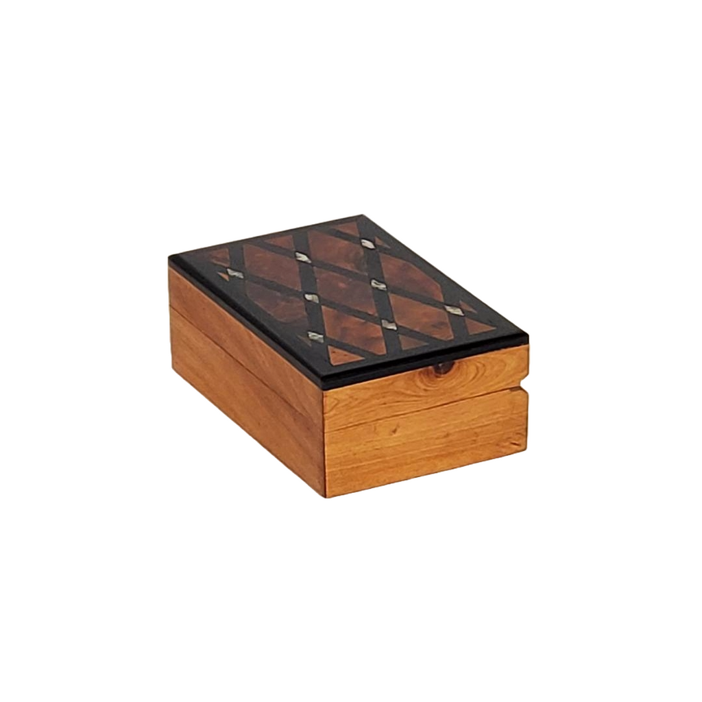 Wooden Small Inlaid Box – Kennedy Galleries