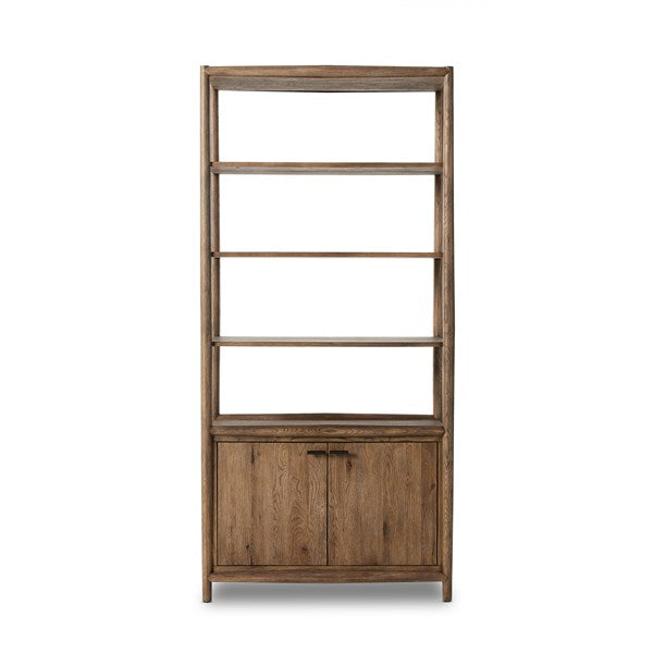 Weathered oak Bookcase – Kennedy Galleries