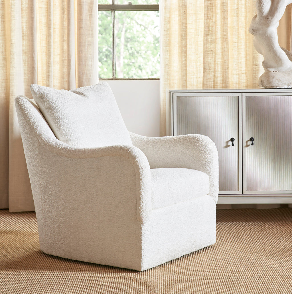 Customizable Jules Swivel Chair – Kennedy Galleries